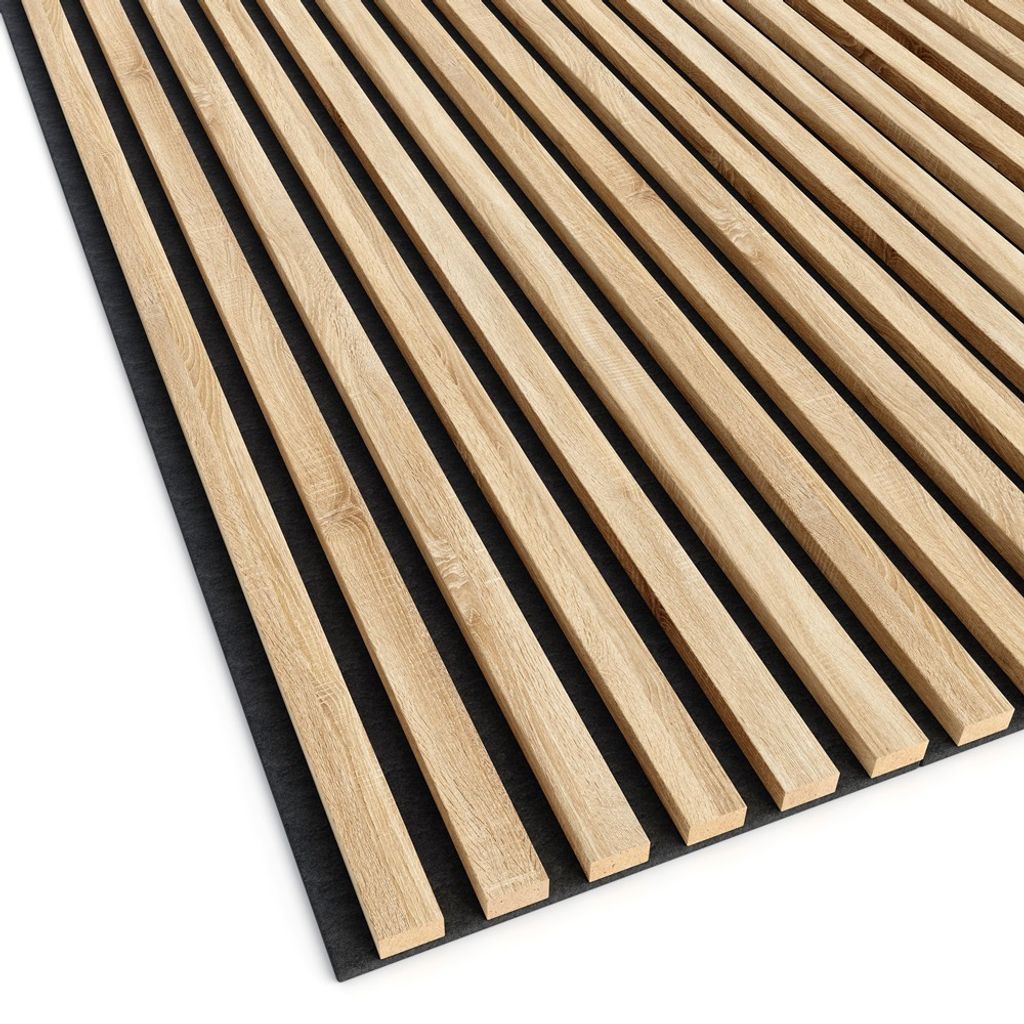 LAMEO 3D akustické stenové panely svetlý dub | Kaufland.sk