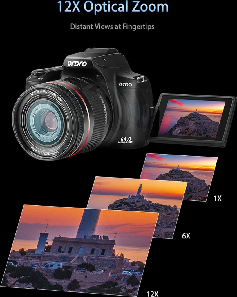 ORDRO G700 4K-Digitalkamera, WiFi, digitale | Kaufland.de
