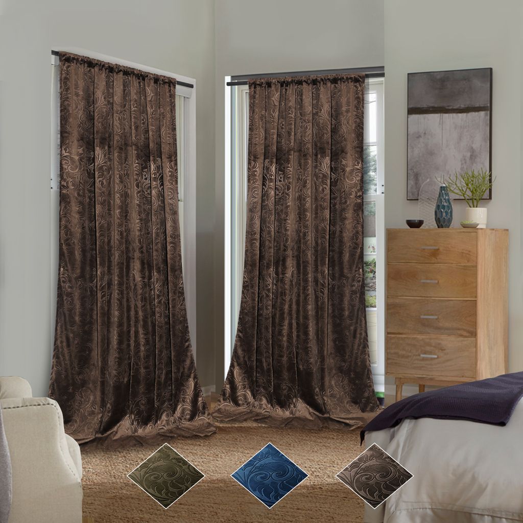 Kräuselband Vorhang Blickdicht Gardinen Samt | Kaufland.de