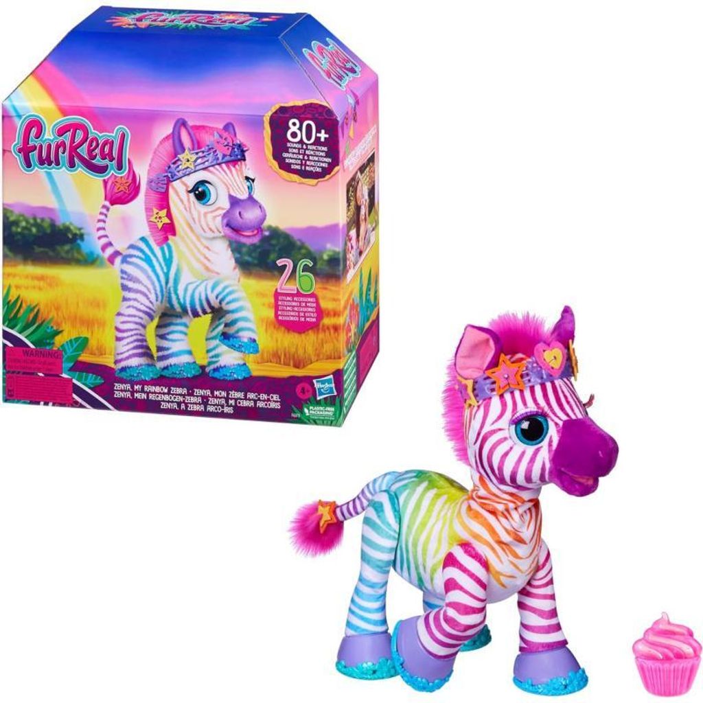 Hasbro F6373 FurReal My Rainbow Zebra | Kaufland.cz