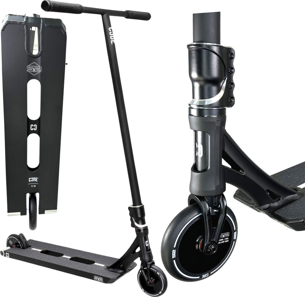 CORE ST2 Street Stunt-Scooter H=95cm schwarz Cityroller
