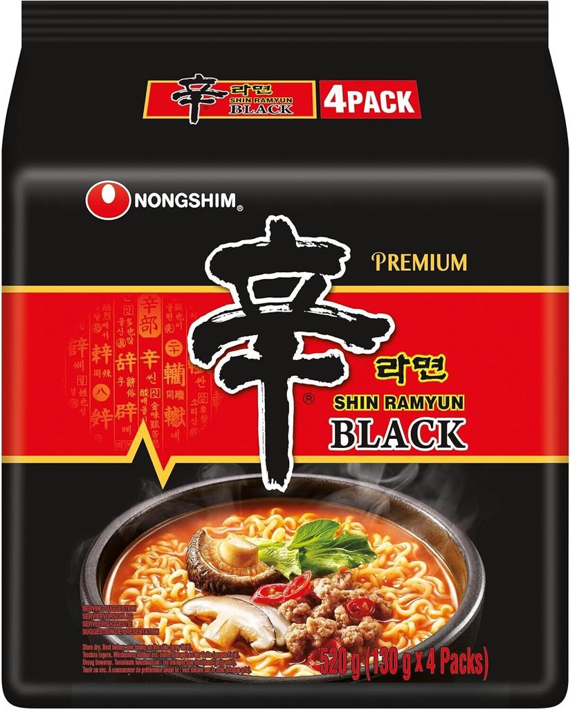 Nongshim Shin Ramyeon Black 4er-Pack Nudeln | Kaufland.de