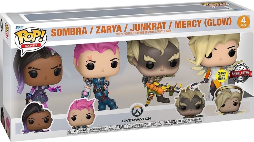 Overwatch - Sombra Zarya Junkrat Mercy Special Edition