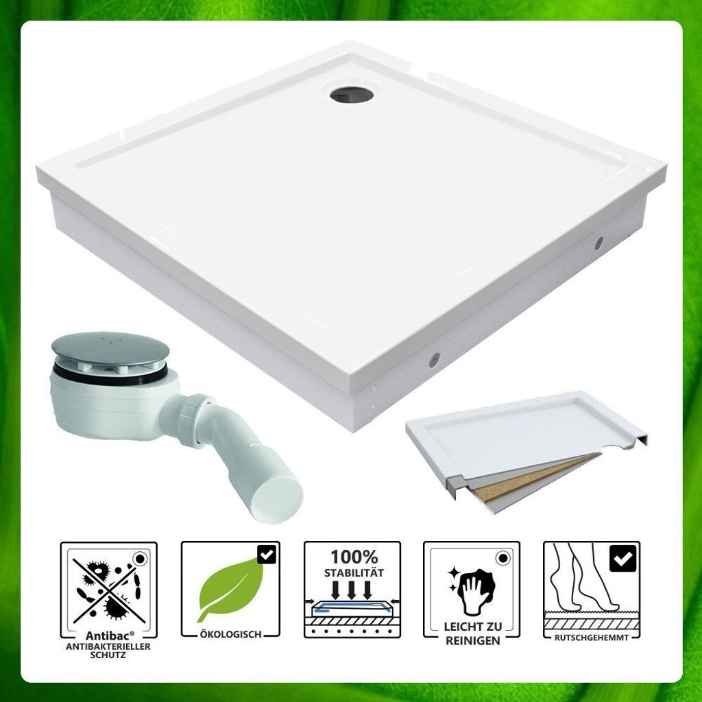Duschwanne 120x90 Mit Styroportrager
