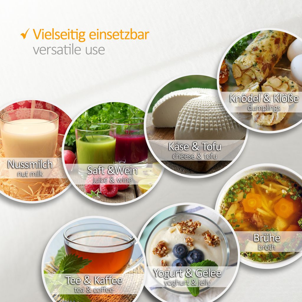 com-four® 5x Seihtuch, Passiertuch und | Kaufland.de