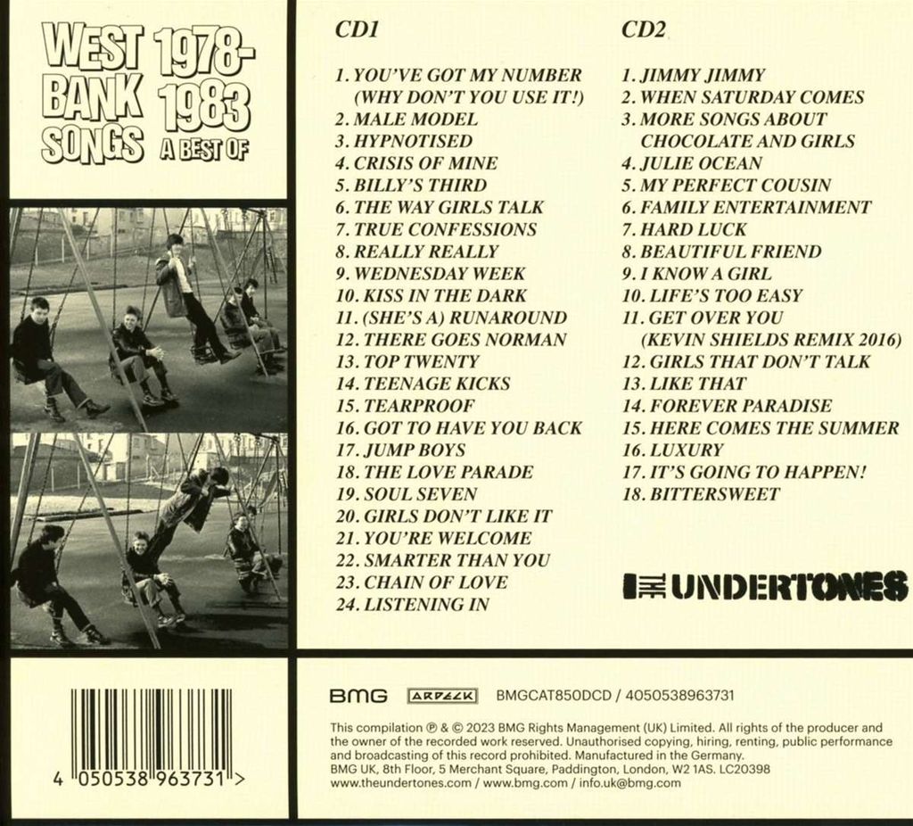 The Undertones: West Bank Songs 1978 - 1983: | Kaufland.de