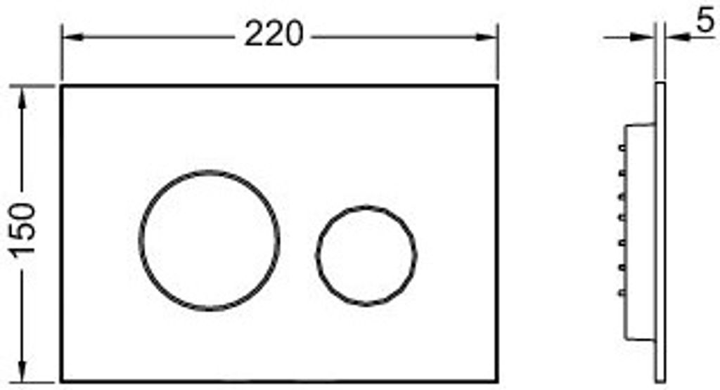 Tece TECEloop - Ovládání splachování, matný | Kaufland.cz