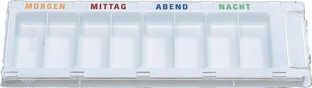 Melipul Mehrweg Dispenser - 8 Fächer Pillendosen