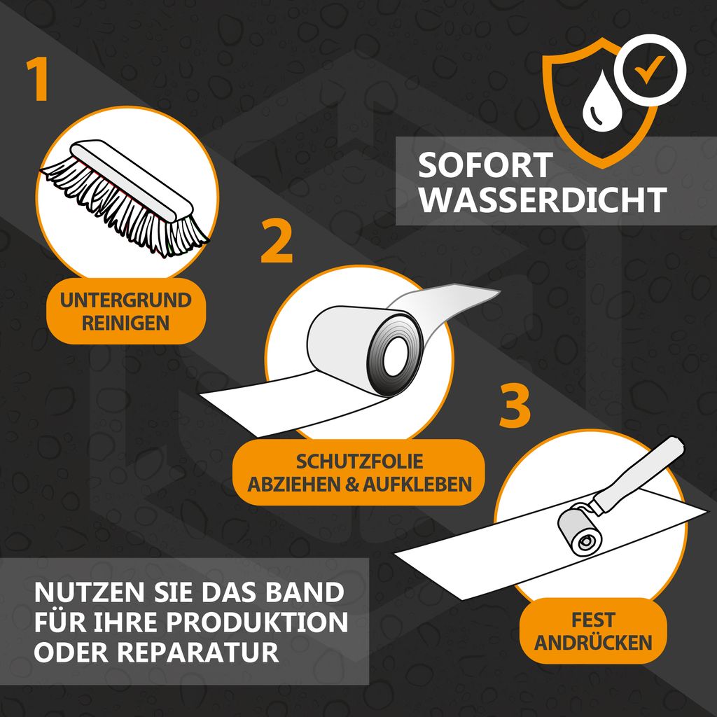 HSS® Dach Reparaturband, MicroSealant | Kaufland.de