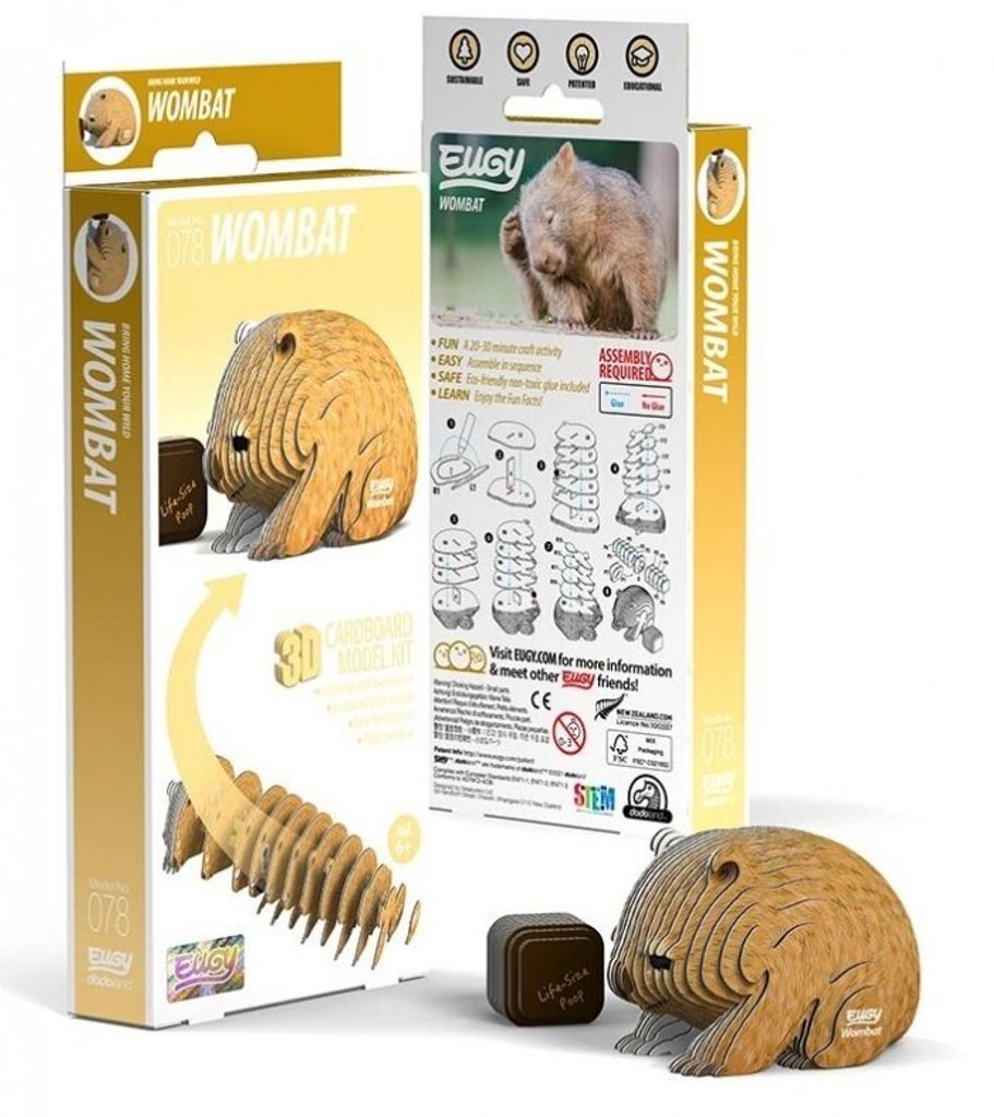 Vombat Eugy. 3D ekologické puzzle | Kaufland.cz