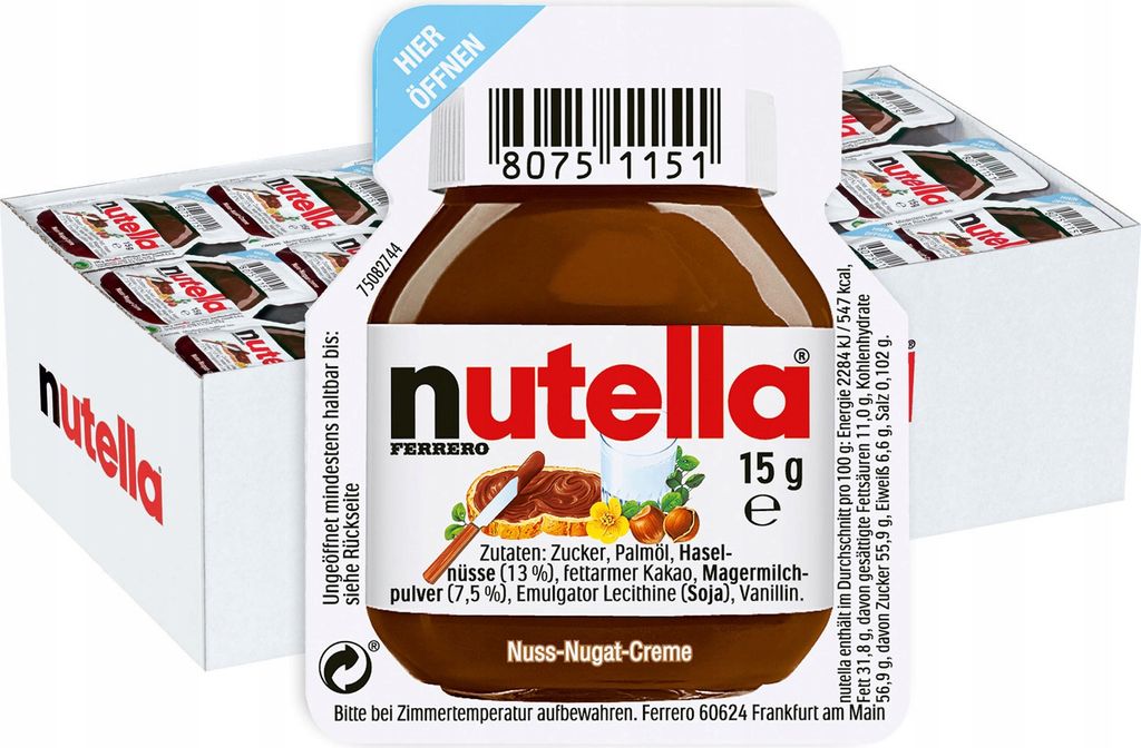 Nutella mini porcja 15g - Ferrero | Kaufland.pl