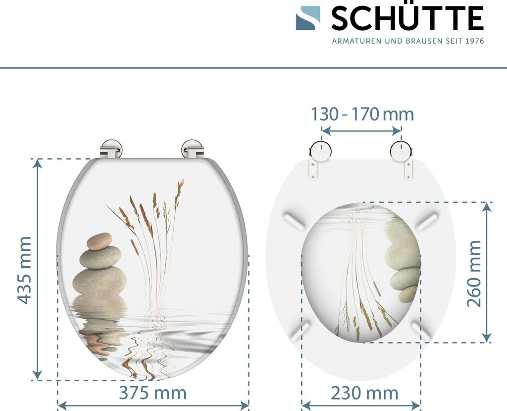 SCHÜTTE MDF WC sedátko dřevěné jádro BALANCE, | Kaufland.cz