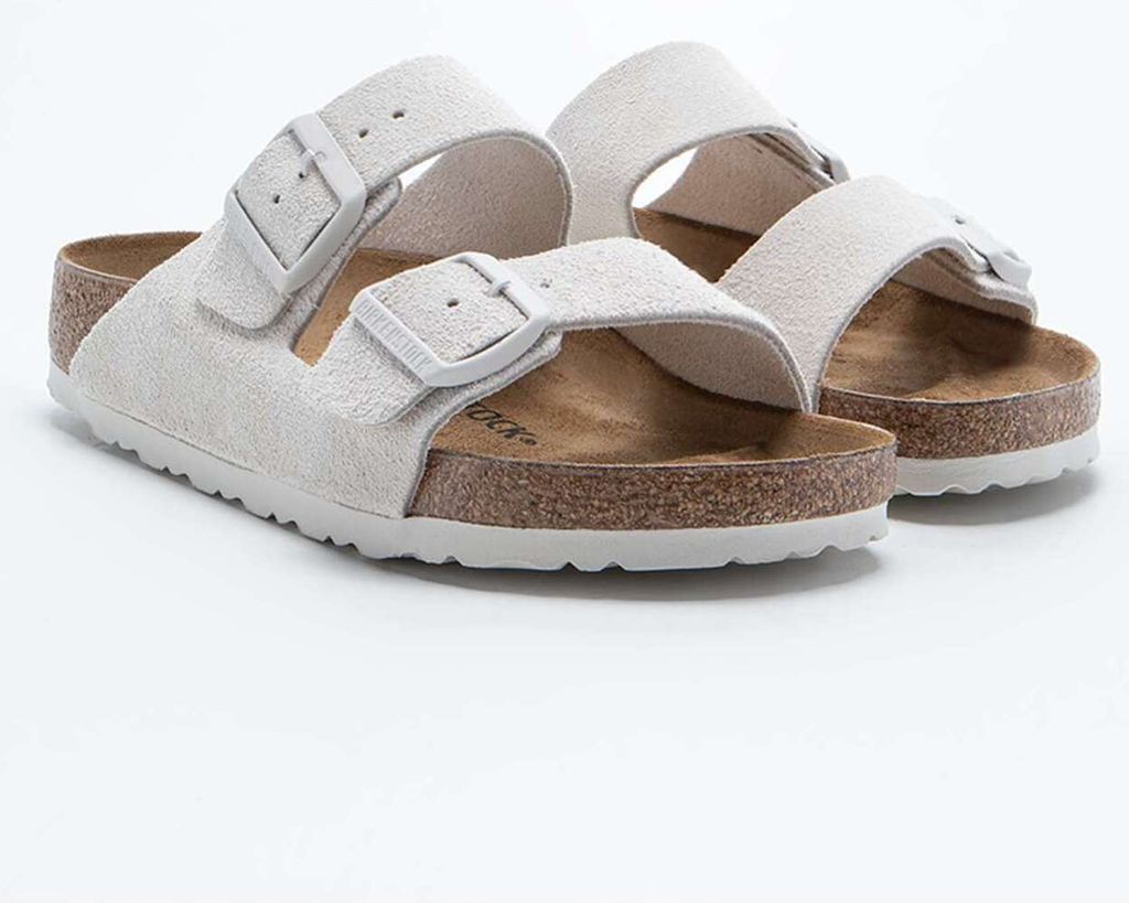 Birkenstock Arizona Bs Suede In Light Grey | | Kaufland.de