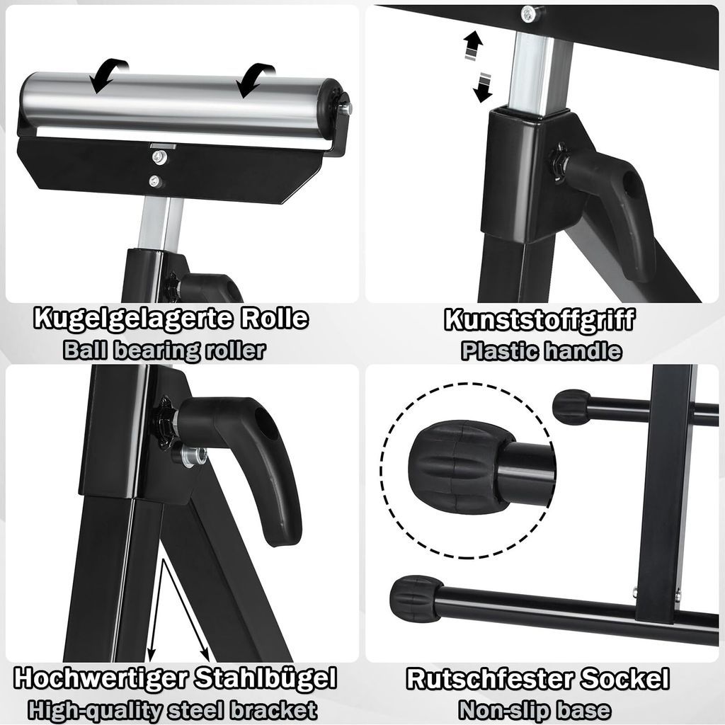 YARDIN Rollenbock, 2er Set Höhenverstellbar | Kaufland.de
