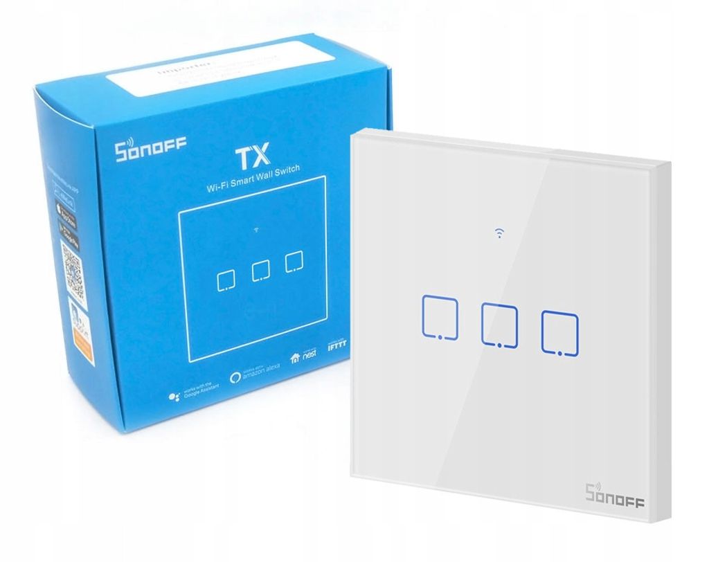 Sonoff TX T0 3C Touch 3kanálový WiFi přepínač | Kaufland.cz