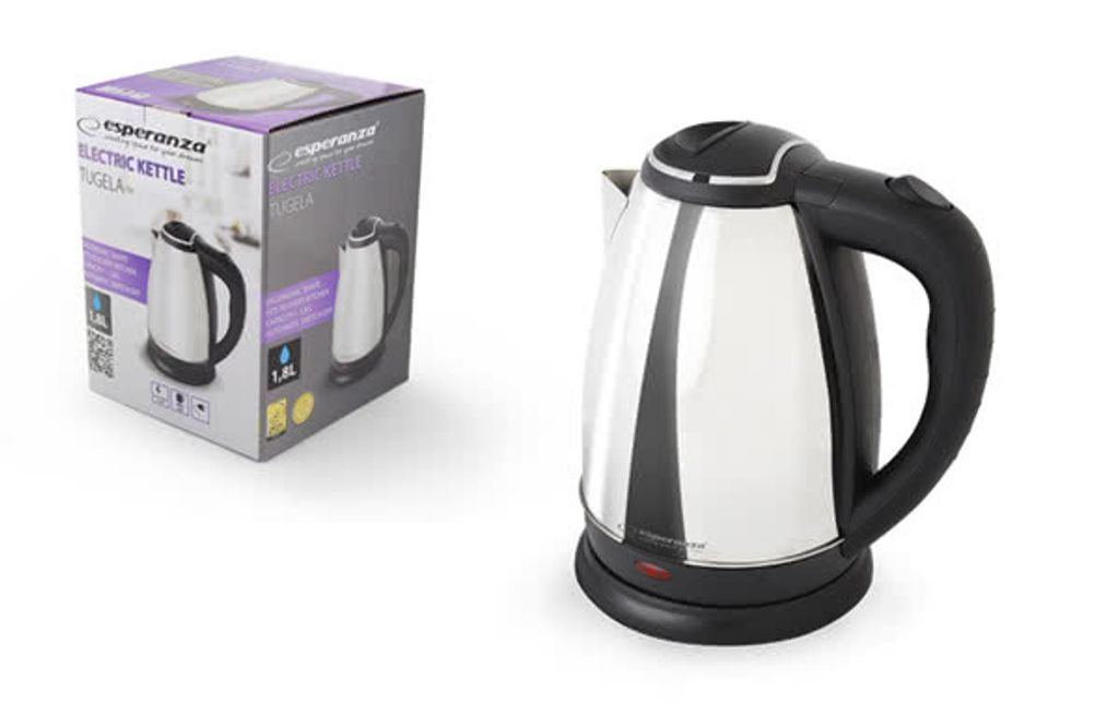 Rýchlovarná kanvica TUGELA 1,8l - nerez | Kaufland.sk