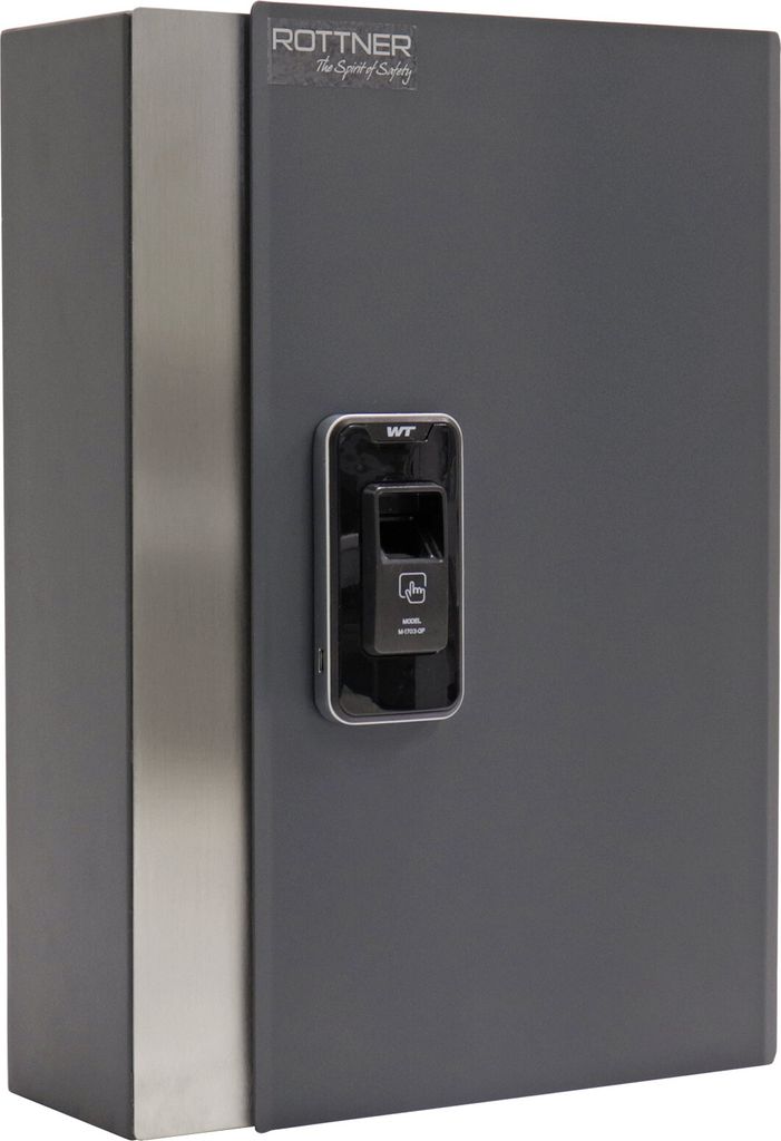 Rottner Key Pro 68 skrinka na kľúče čierna | Zámok na