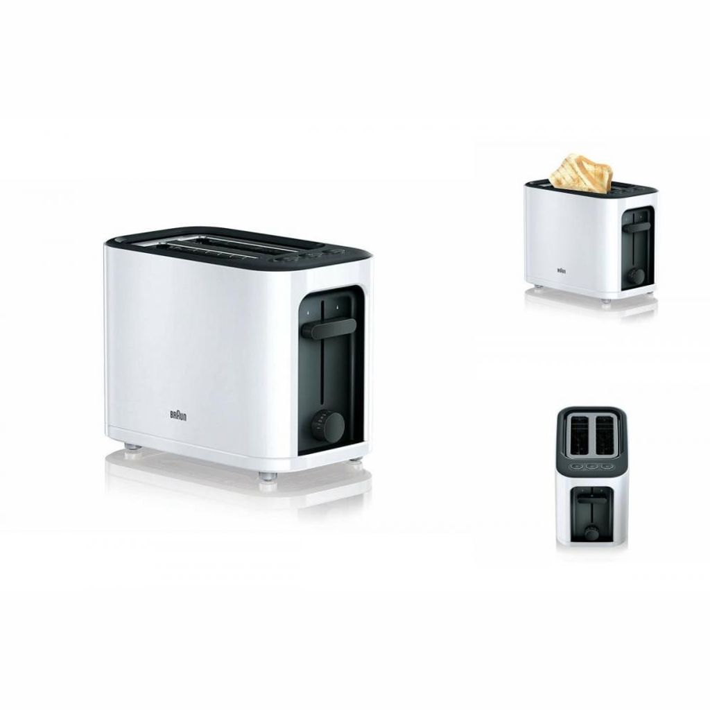 Braun HT3000WH, 2 Scheibe(n), Schwarz, Weiß, | Kaufland.de