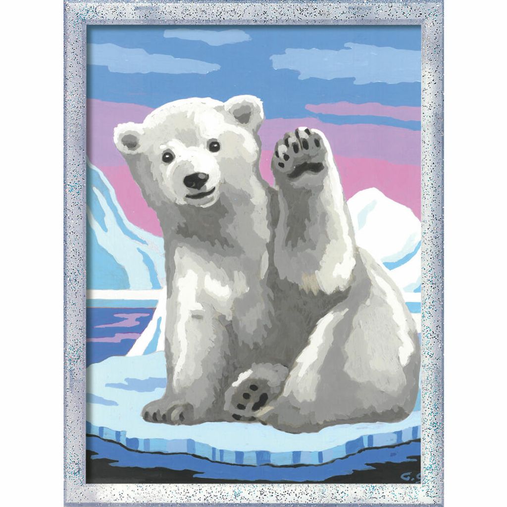 Hallo, kleiner Eisbär! Ravensburger 28985 Malen nach Zahlen