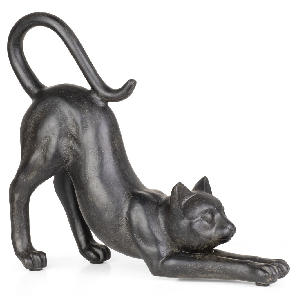 Dekoration Deko Katze schwarz Polyresin Cat | Kaufland.de