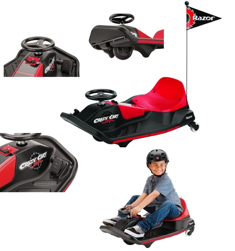 Razor Crazy Cart Shift 2.0 elektrická motokára - stabilné