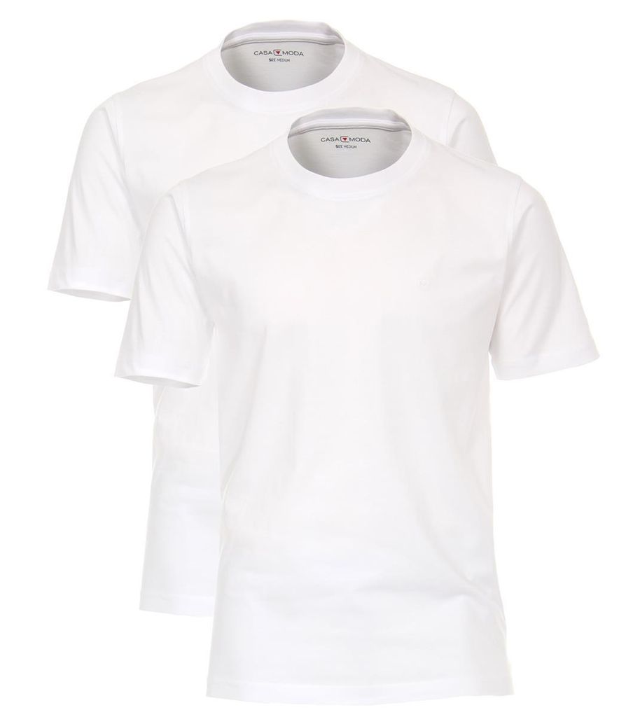 Größe 4XL Casamoda T-Shirt Doppelpack Weiss | Kaufland.de