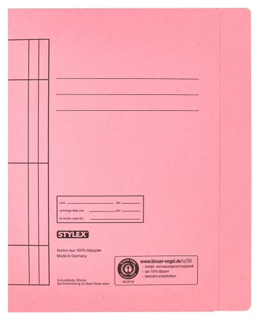 Stylex Schnellhefter A4, Colorkarton, rosa | Kaufland.de