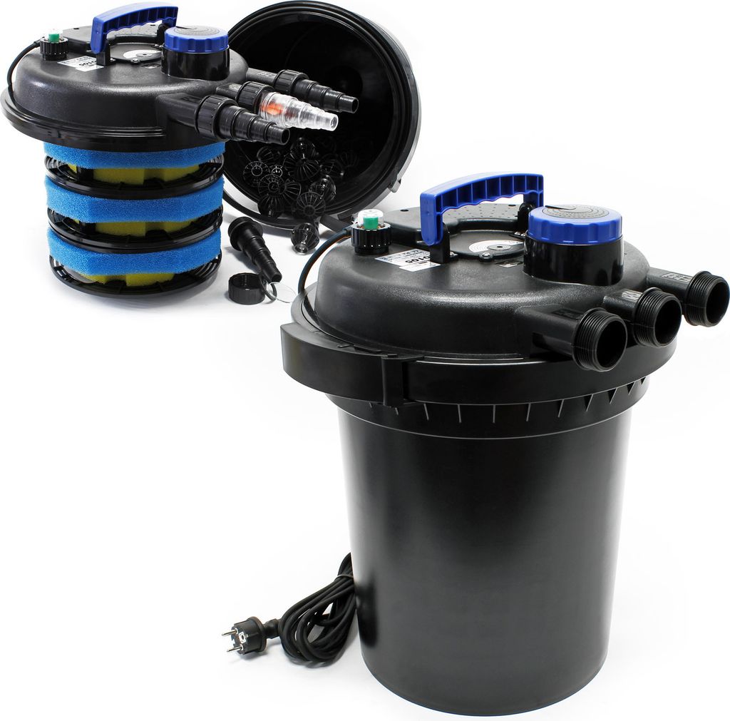 Wiltec CPF-250 tlakový jazierkový filter 10 000 l/h / 11 W