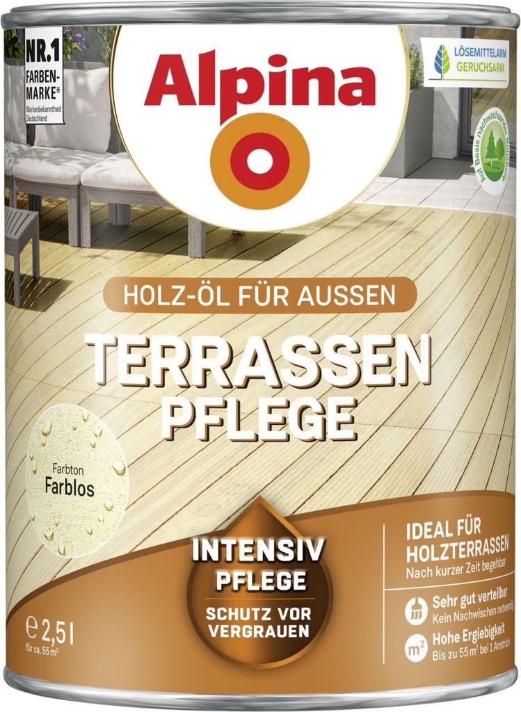 Alpina Terrassen-Pflege 2,5 L farblos | Kaufland.de