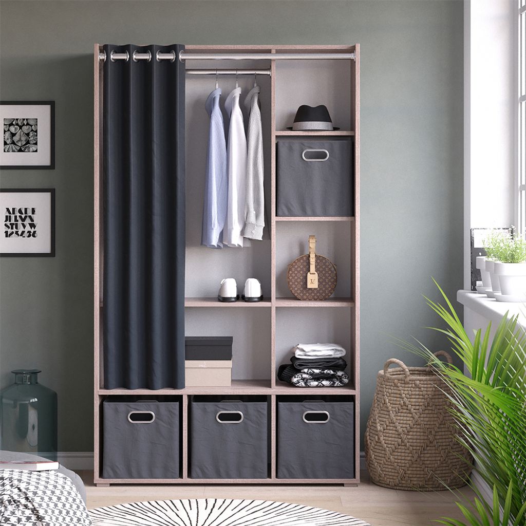 Vicco Wardrobe Luigi, 105.8 x 178.1 cm With | Kaufland.sk
