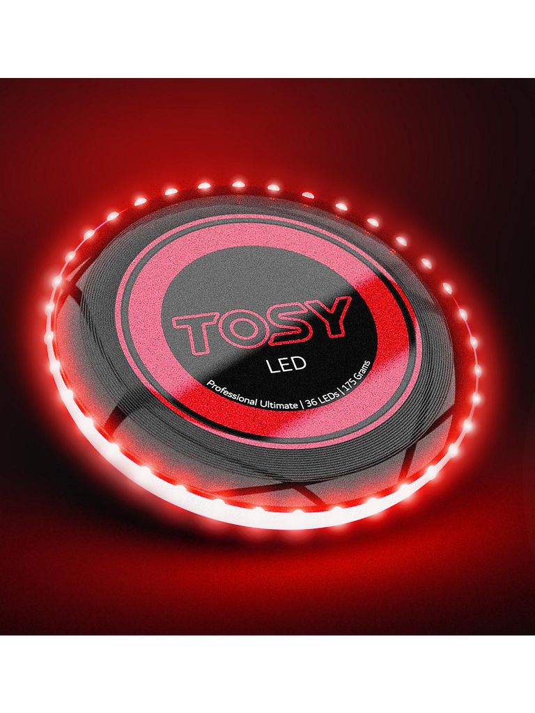 TOSY Ultimate Disc LED, rot Frisbee | Kaufland.de
