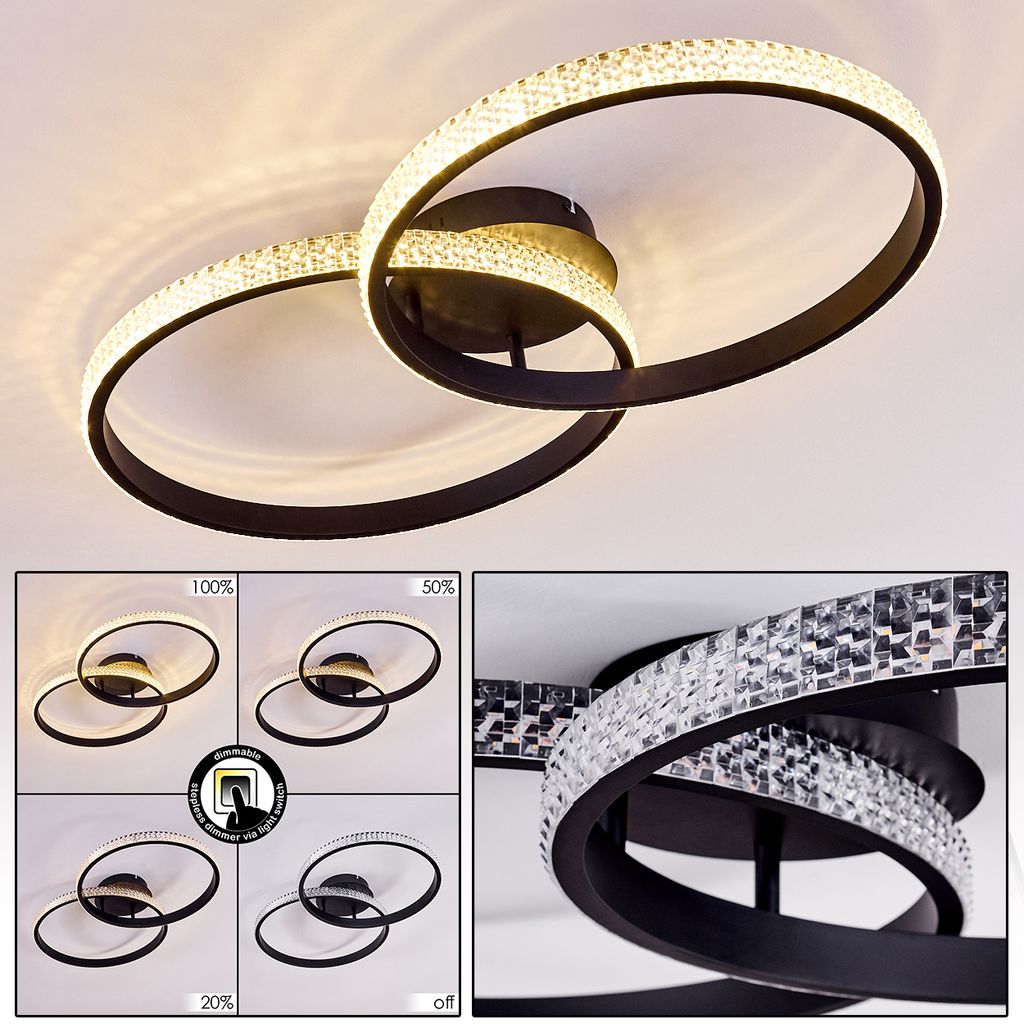 »Tocchi« moderne runde Deckenlampe aus Metall | Kaufland.de