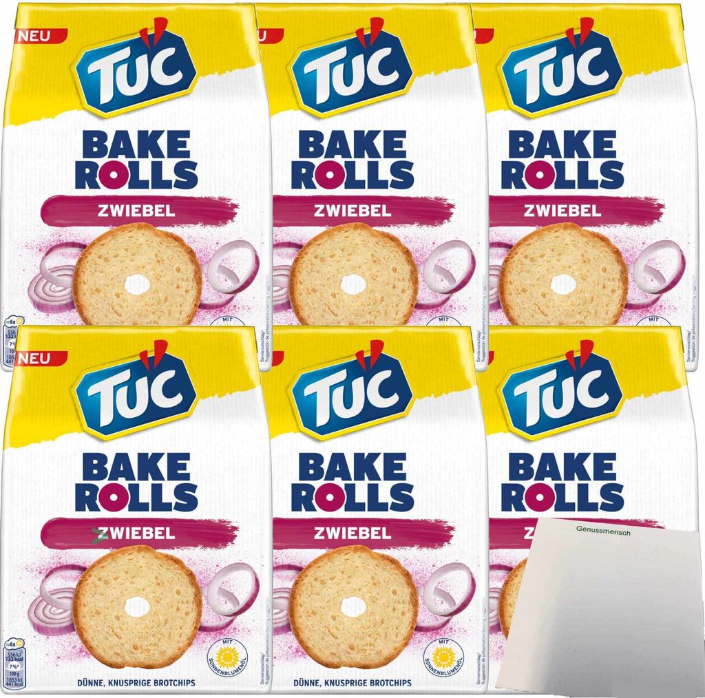 TUC Bake Rolls Brotchips Zwiebel 6er Pack | Kaufland.de