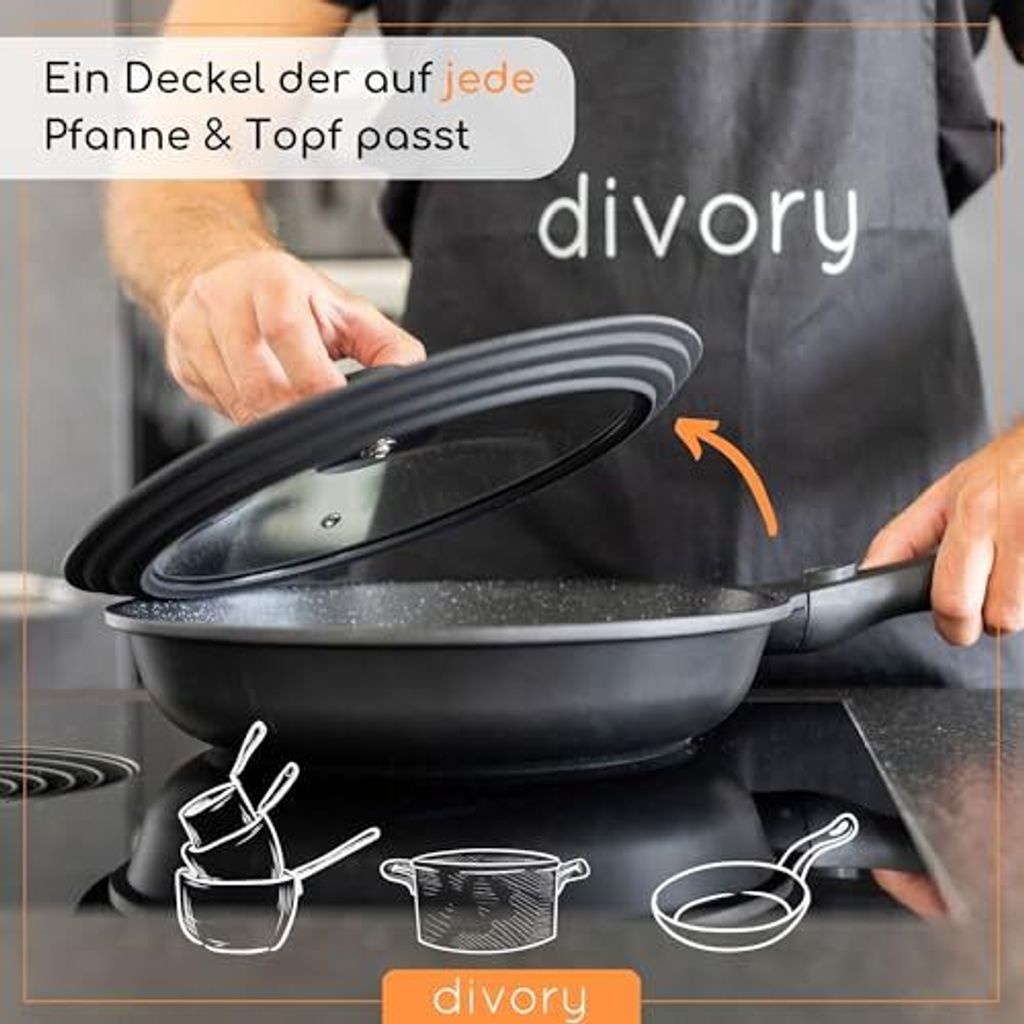 DIVORY Universaldeckel Ø 24, 26 und 28 Deckel | Kaufland.de