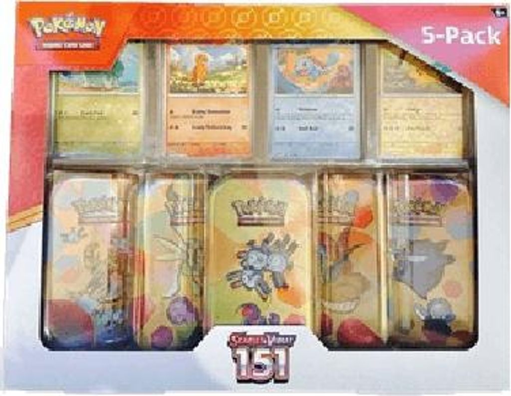 Pokemon Costco 5-Pack Mini Tin Bundle