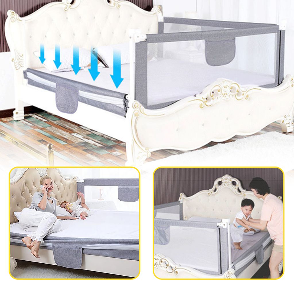 3 Seiten 200cm Baby Bettgitter Einziehbare | Kaufland.de