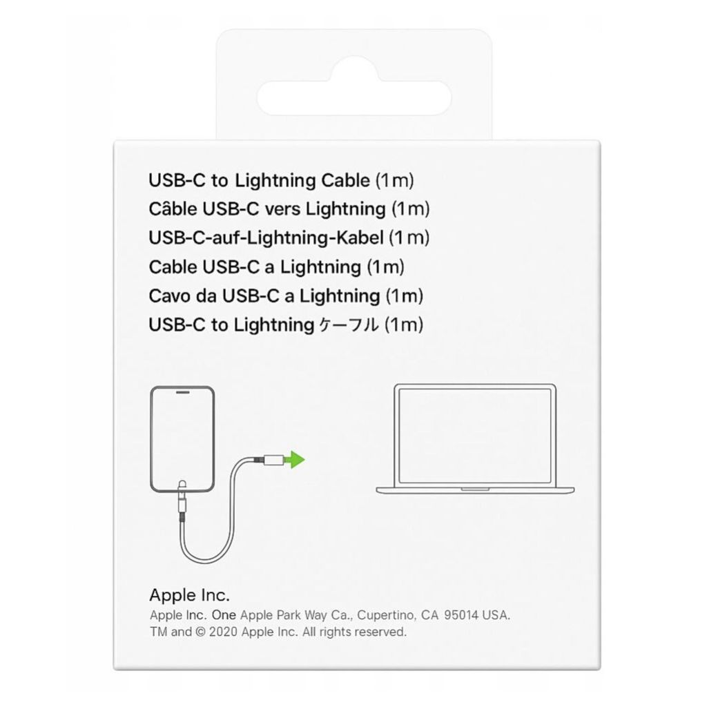 Apple iPhone USB-C vers Lightning Câble de charge USB C 1m