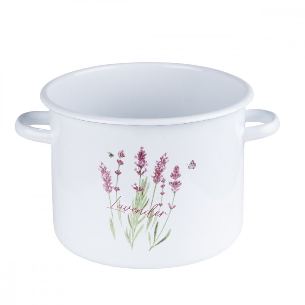 Emaille Topf 4,5L Lavendel Kochtopf | Kaufland.de
