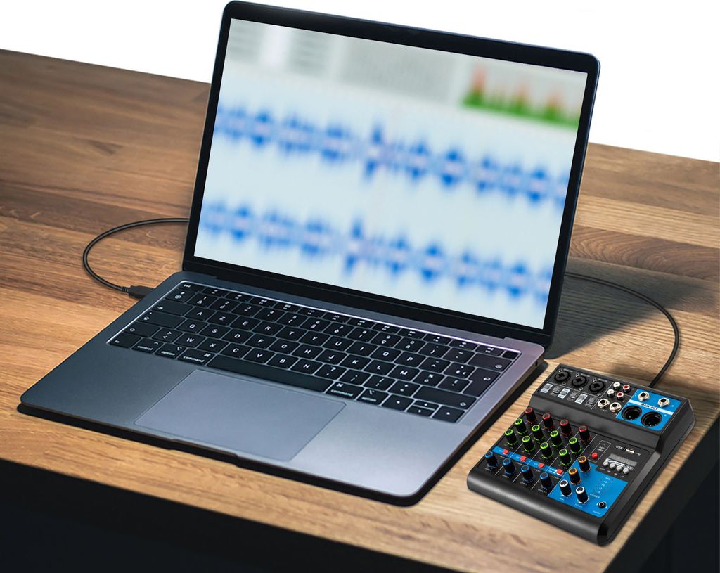 Mini Audio DJ Mixer Soundboard Console System | Kaufland.cz