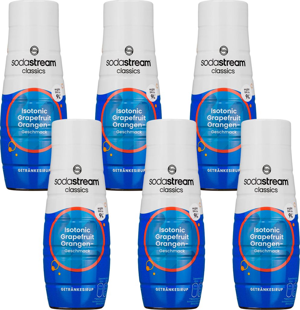 SodaStream Isotonischer Sirup 440ml, 6 Stück | Kaufland.de