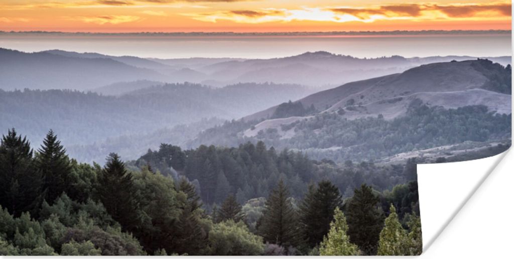 MuchoWow® Plagát - Hory - Slnko - Les - | Kaufland.sk