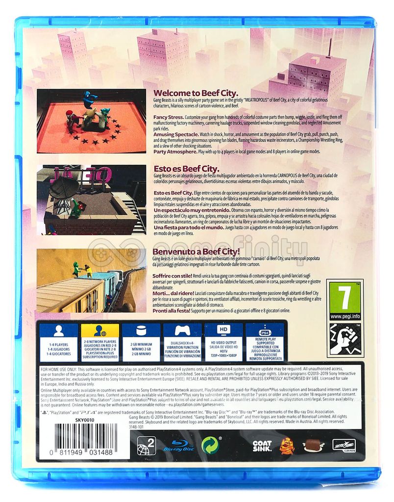 Playstation Games Ps4 Gang Beasts Mehrfarbig | Kaufland.de