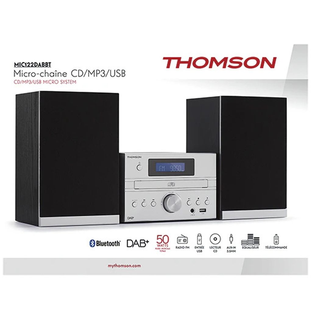 Thomson Micro kompaktné stereo MIC122DABBT s | Kaufland.sk