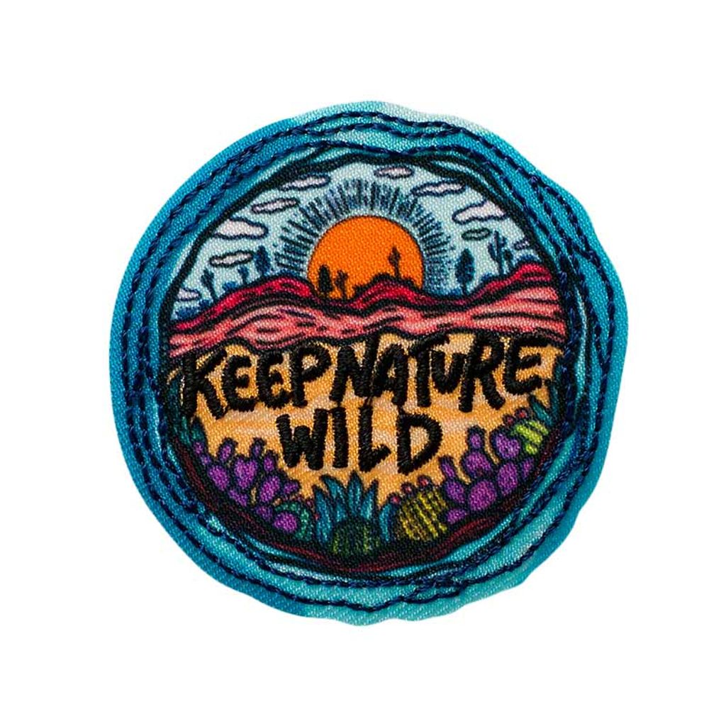 Keep Nature Wild Peace - Aufnäher, Bügelbild, | Kaufland.de