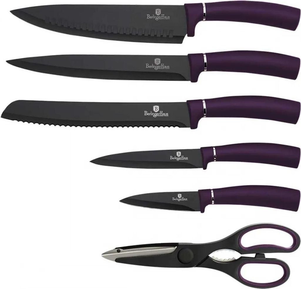 Berlinger Haus Messer Set Bh-2584 Im Ständer Messersets