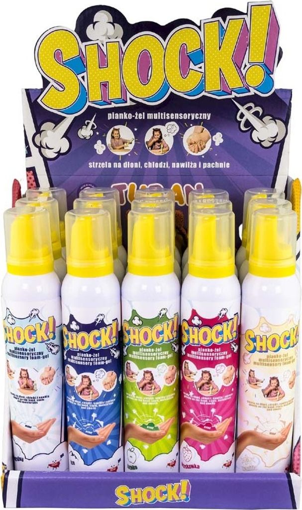 Šok! Pěnový gel, 200 ml, mix 15 ks | Kaufland.cz