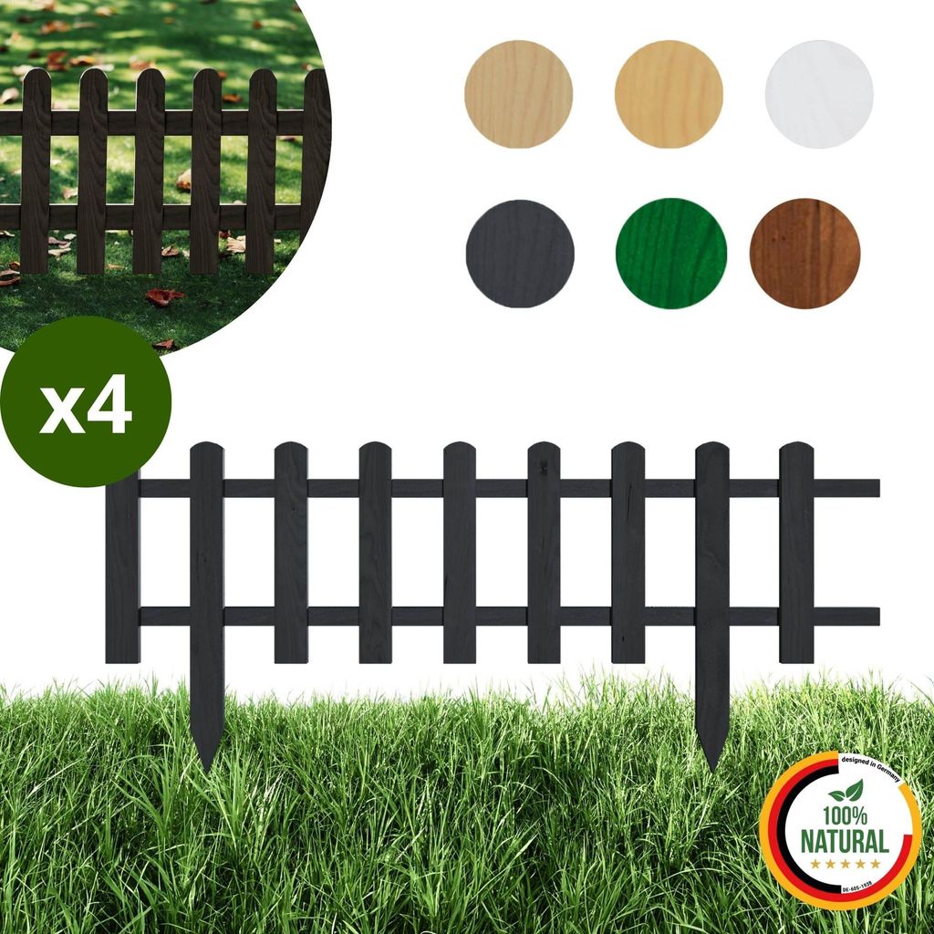 Floranica 4 ks Ohraničení záhonů Plot z piket | Kaufland.cz
