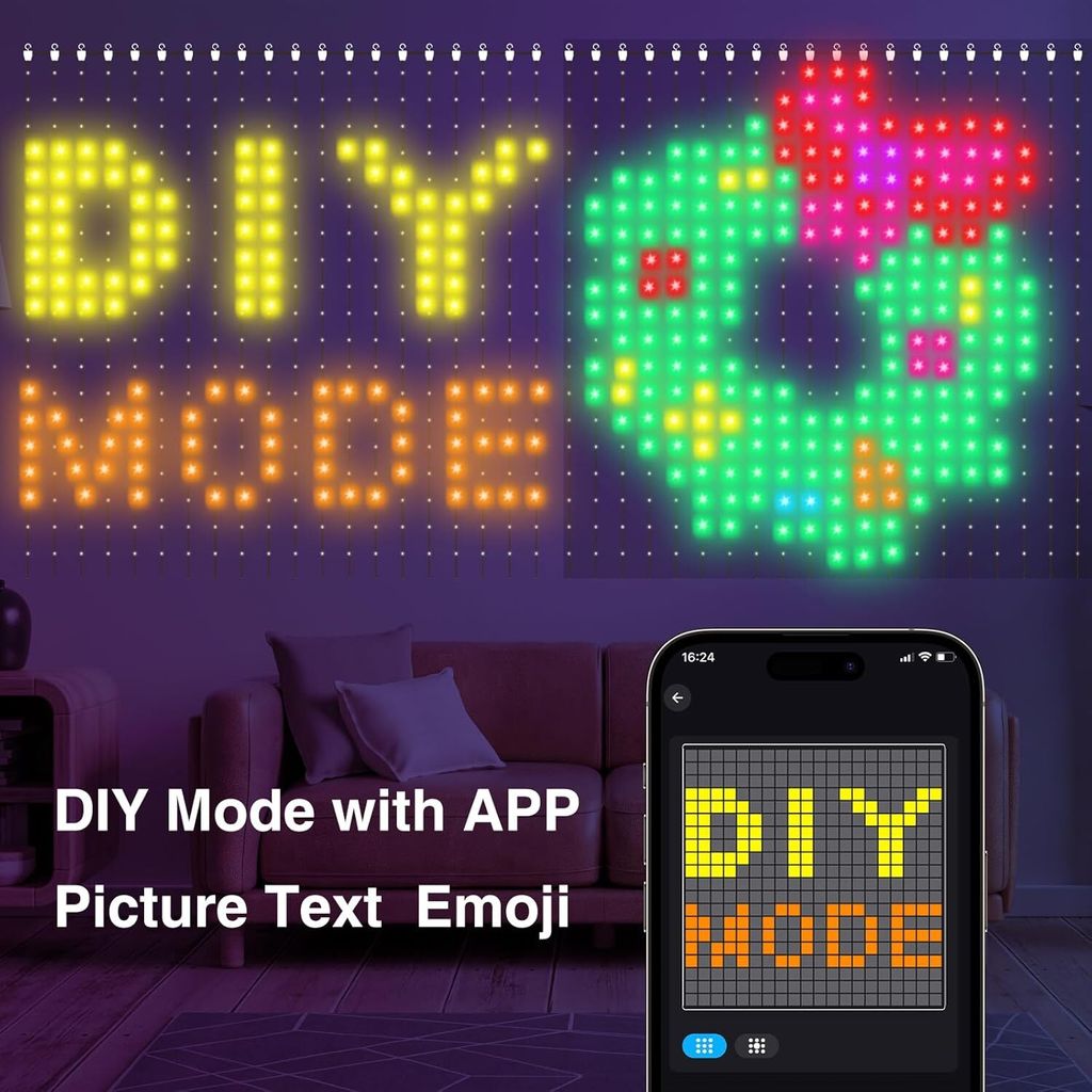 2x2M DIY LED pohádková světla měnící barvu | Kaufland.cz