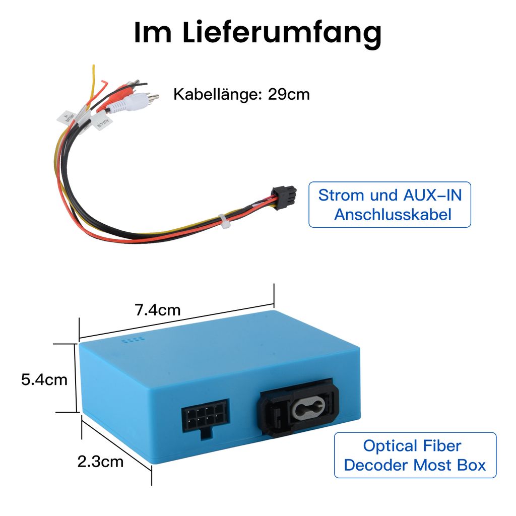 Decoder Adapter Fiber Optic Sound System für | Kaufland.de
