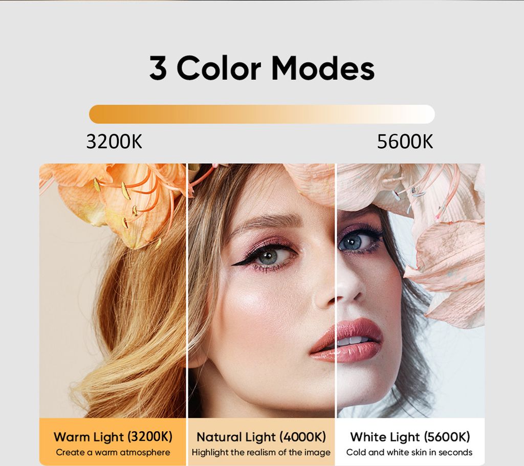 90 W zweifarbige Fotografie-Leuchte, | Kaufland.de